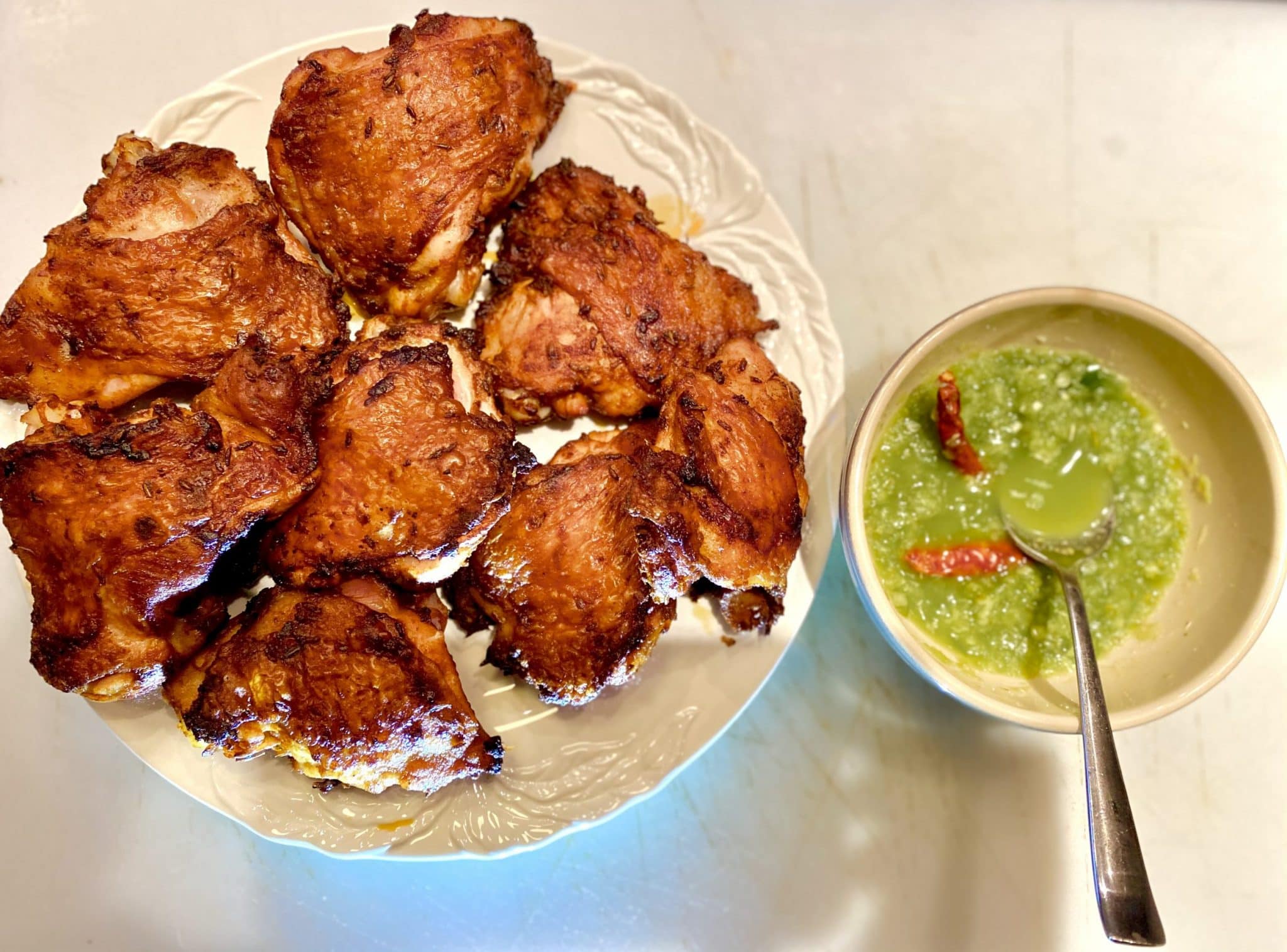 RECIPE - Mexican "Roadside Chicken" w/ Quick Green Salsa - Yard Athletics
